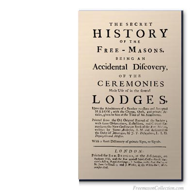 The Briscoe Pamphlet. 1724. The Secret History of the Free-Masons ...